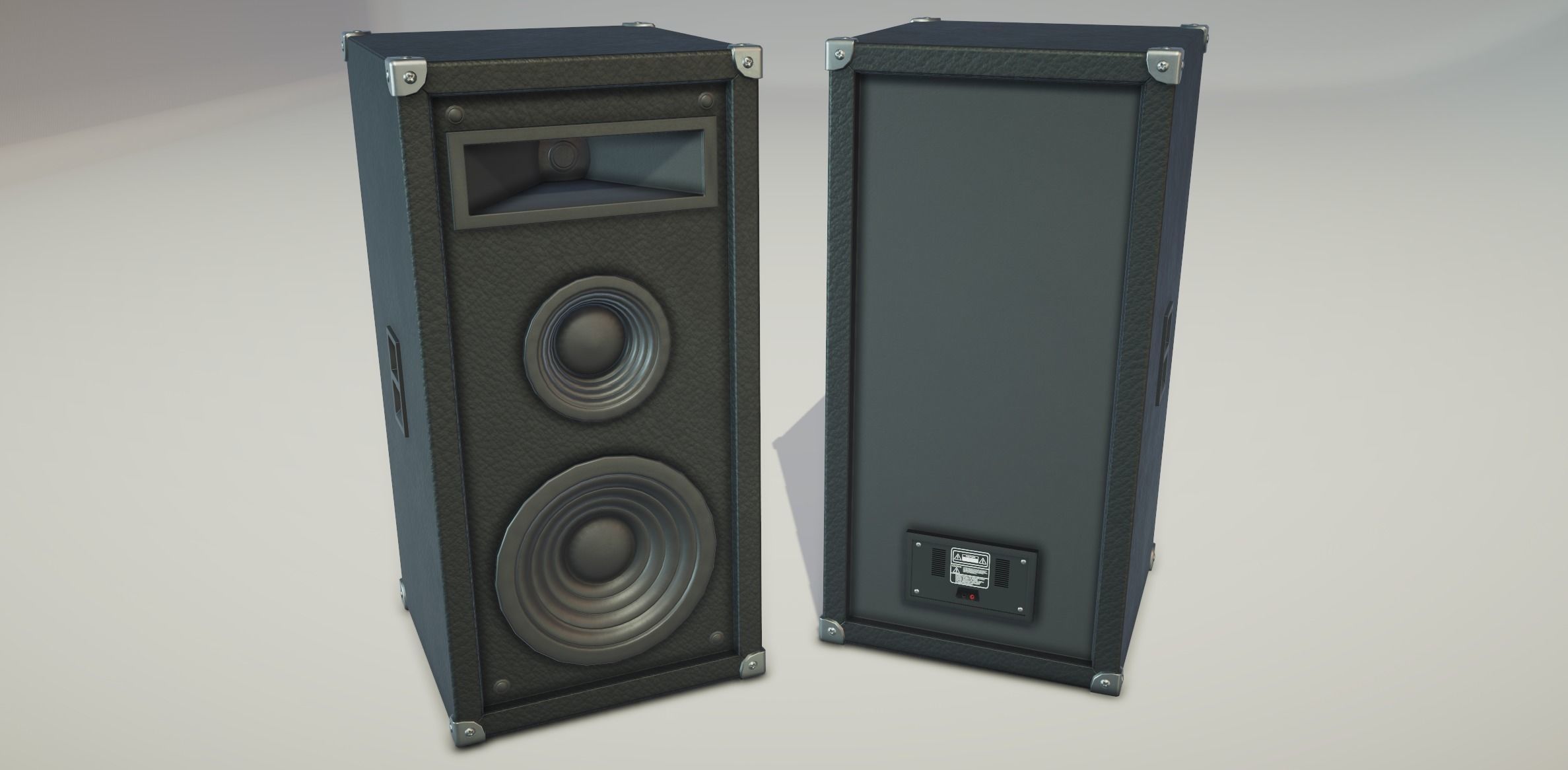 3D model Speaker pack VR / AR / low-poly | CGTrader