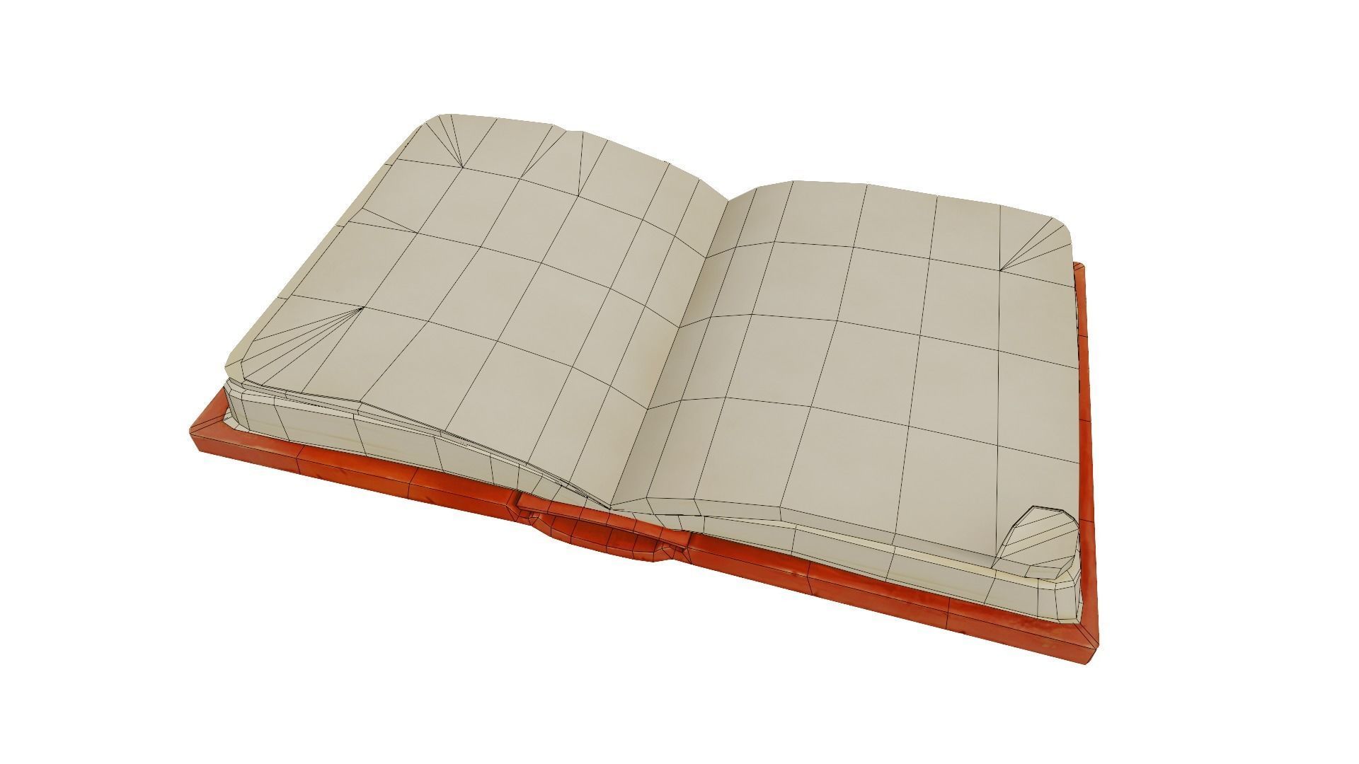 3D model Book - Low poly - Animated VR / AR / low-poly | CGTrader