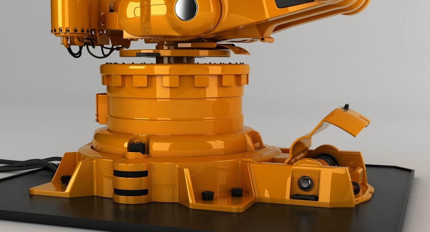 Robot Arm Rigged 3D model rigged | CGTrader