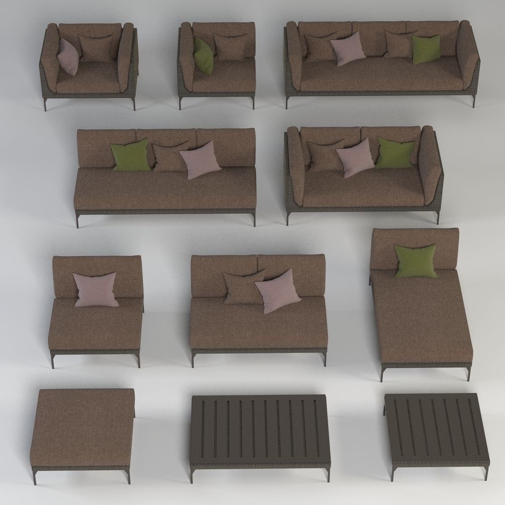 Dedon Mu Collection 3D model | CGTrader