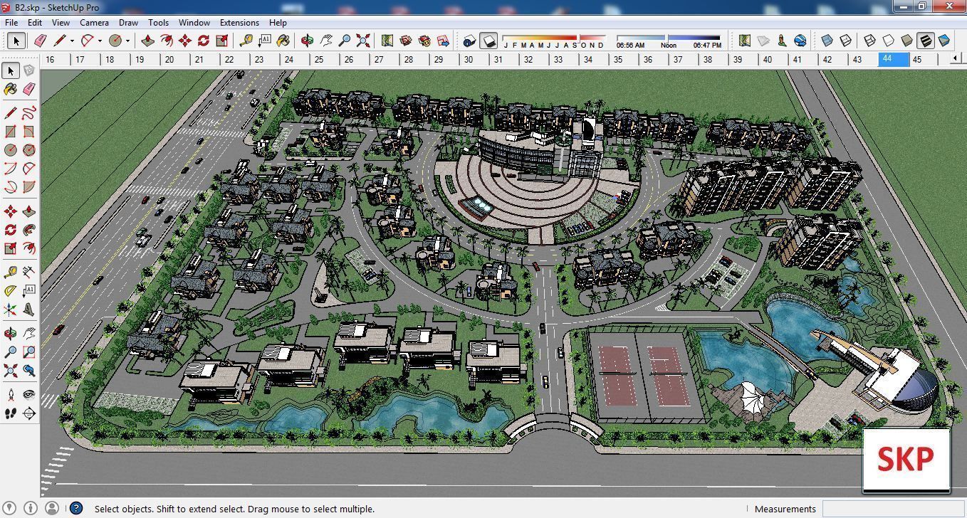 Sketchup Complex B2 3D model | CGTrader