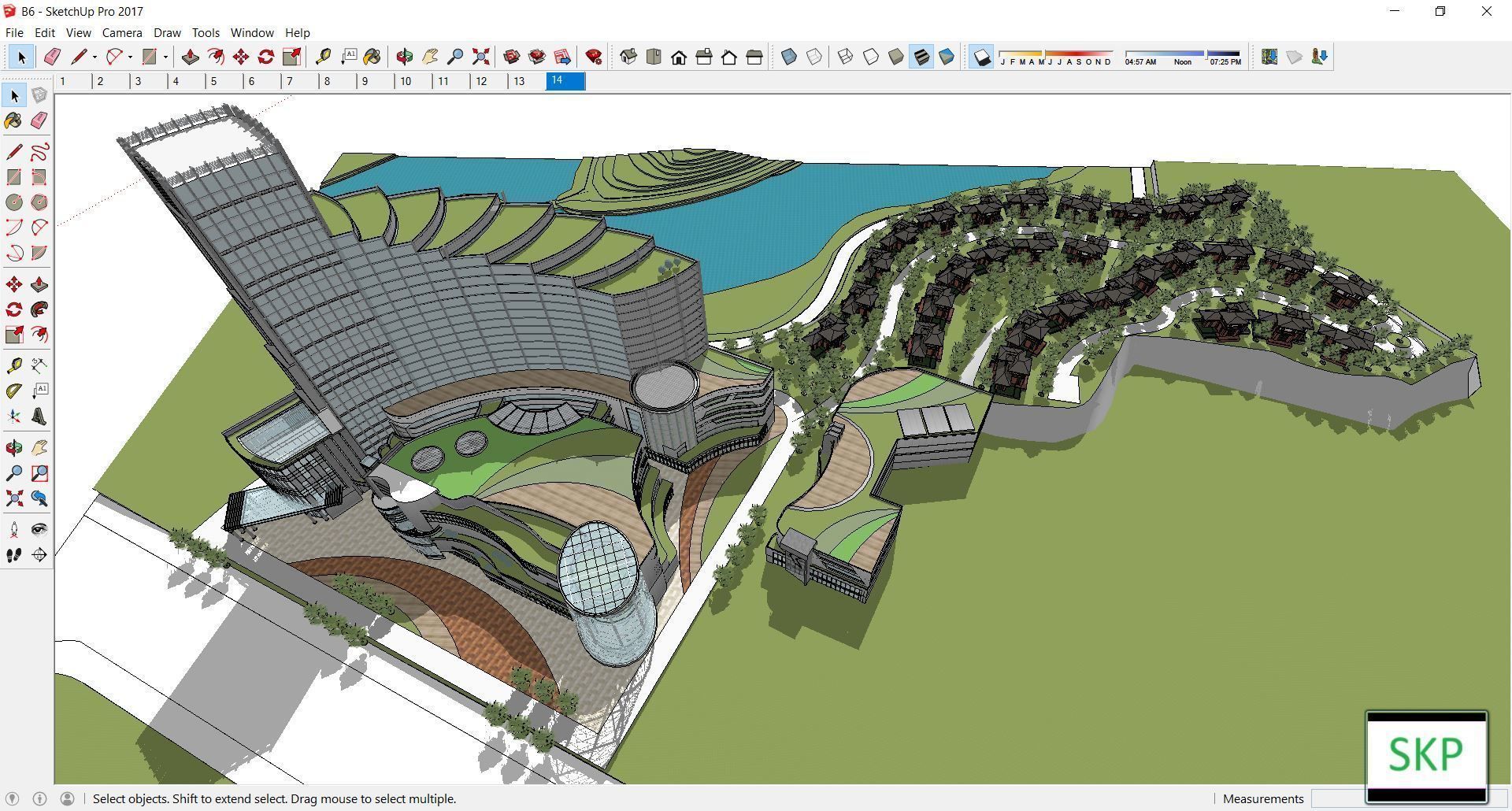 Sketchup Complex B6 3D model | CGTrader