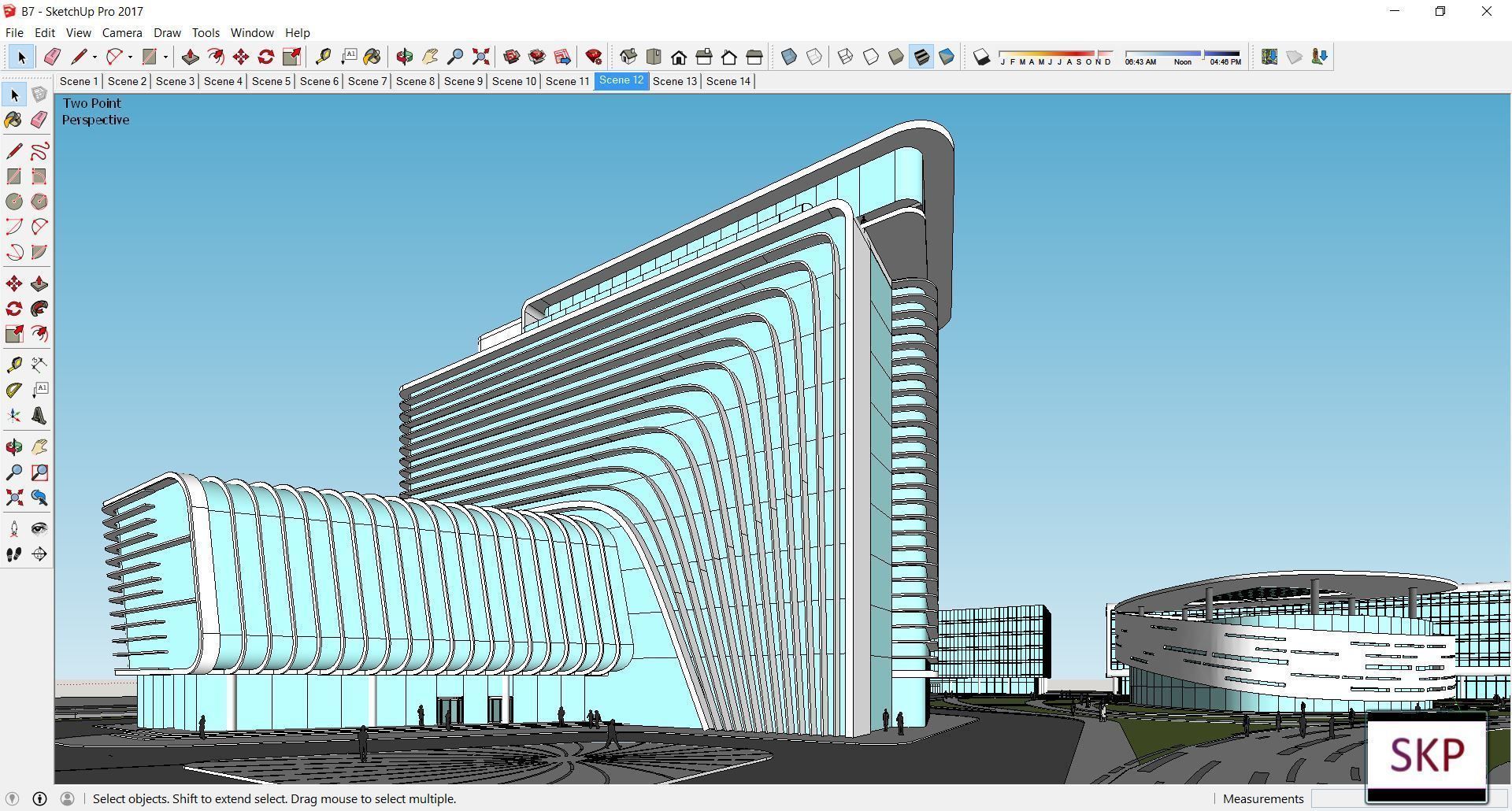 Sketchup Complex B7 3D model | CGTrader