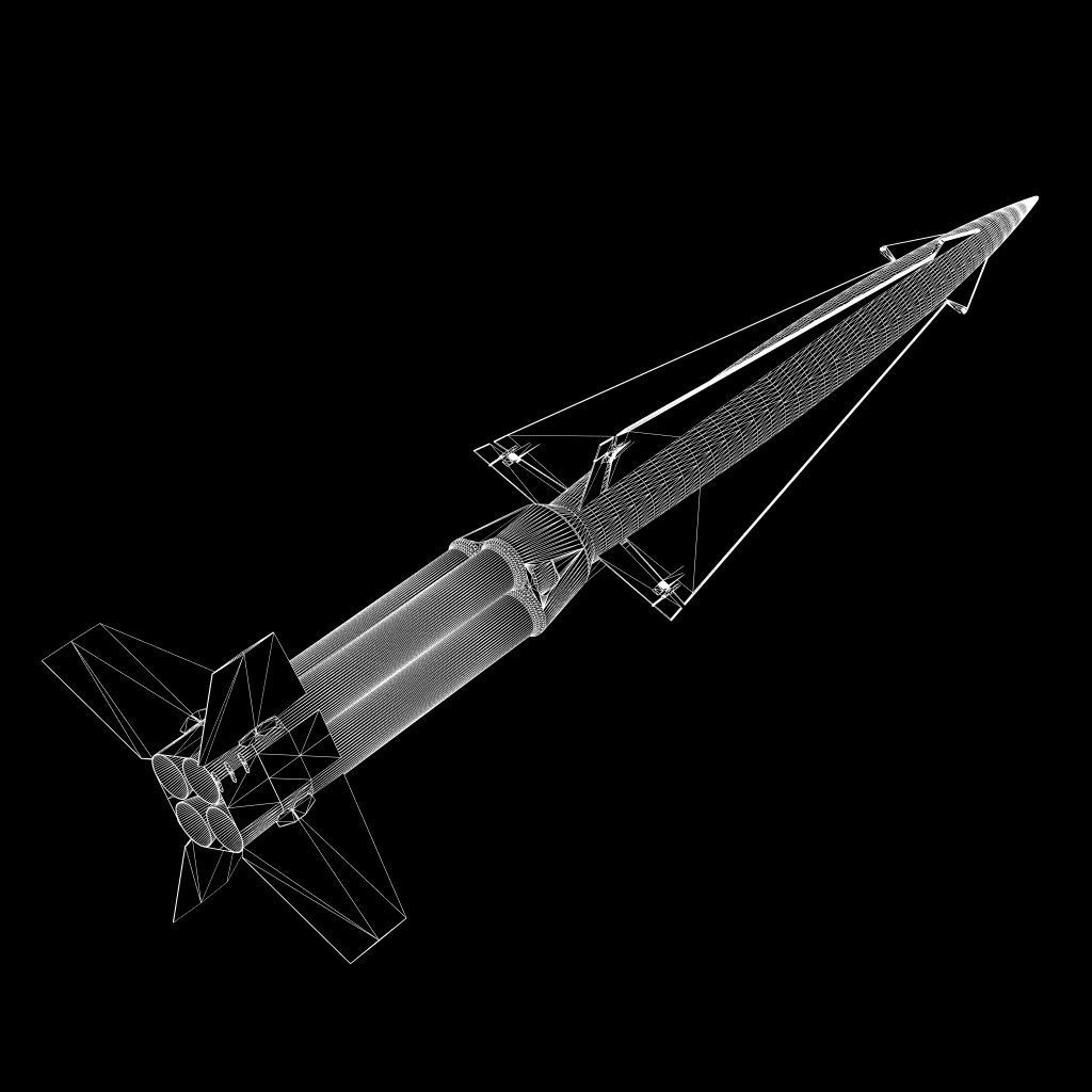 Nike Hercules Missile 3D model | CGTrader
