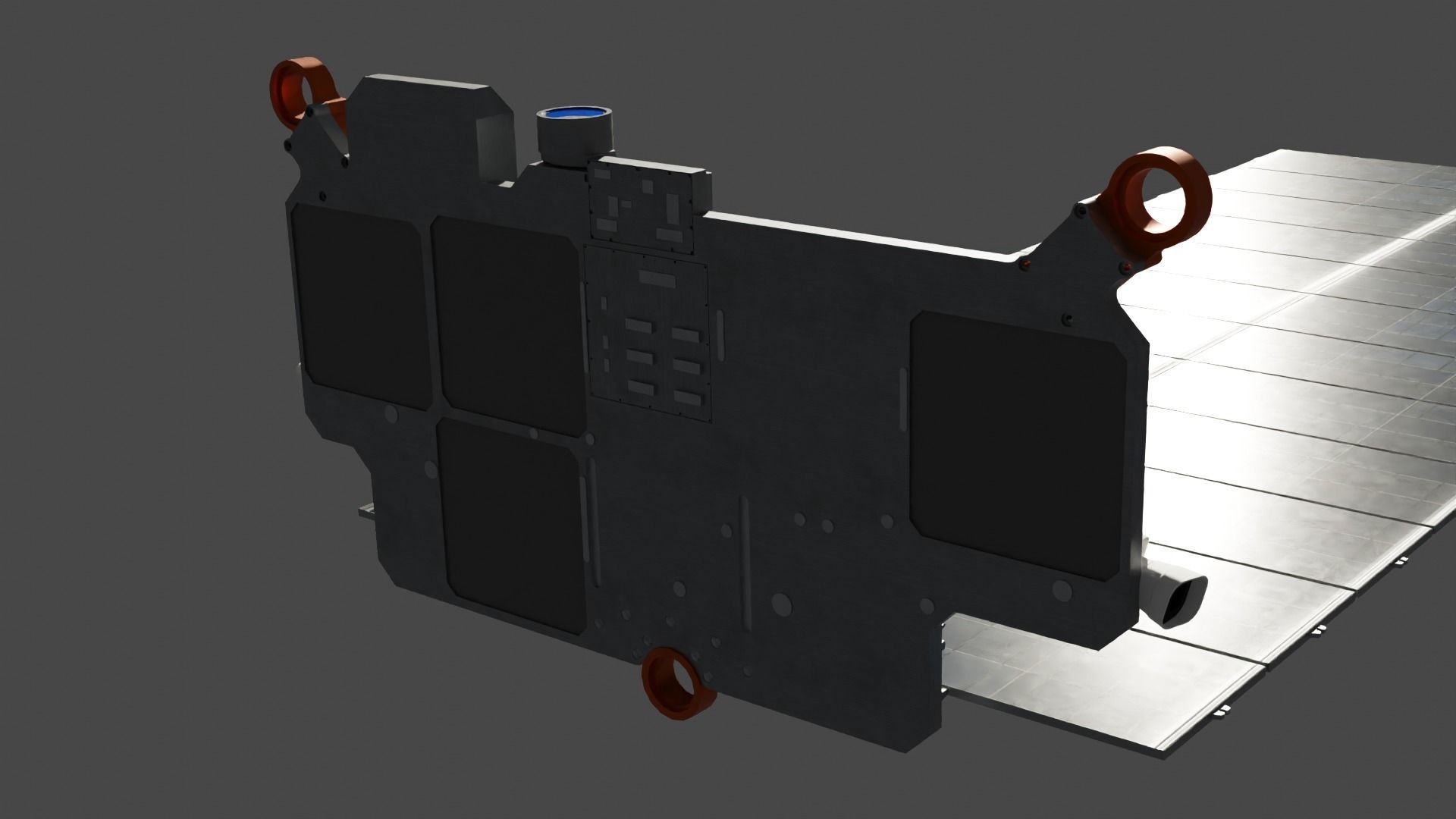 SpaceX Starlink Satellite free VR / AR / low-poly 3D model animated ...