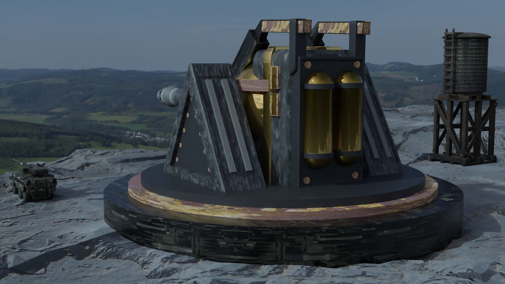 3D model Simple Cannon VR / AR / low-poly | CGTrader