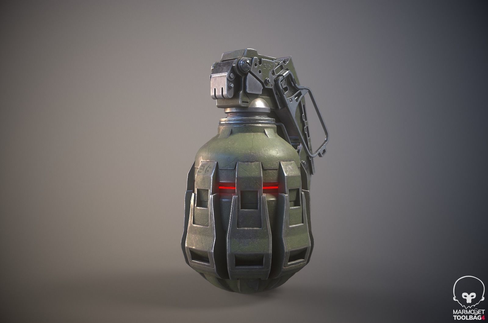 3D model Sci-Fi grenade Transformers Decepticon VR / AR / low-poly ...