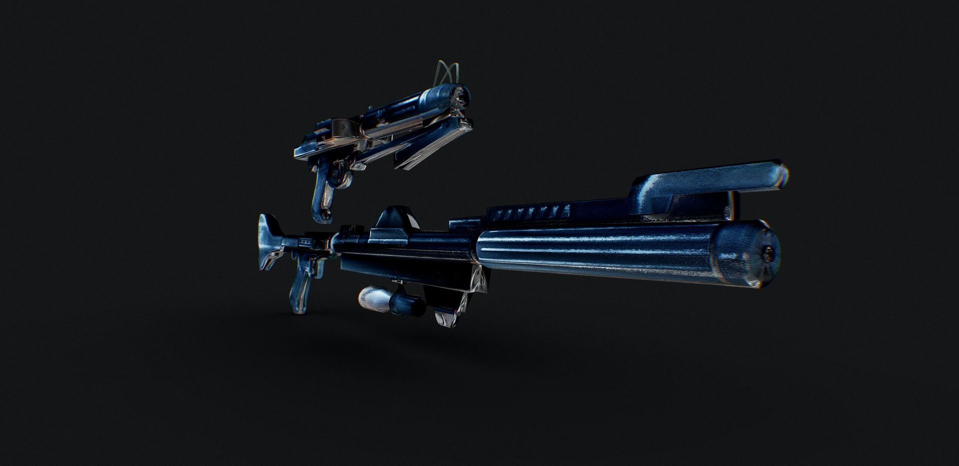 Star Wars Clone Trooper Guns DC 15A 3D model | CGTrader