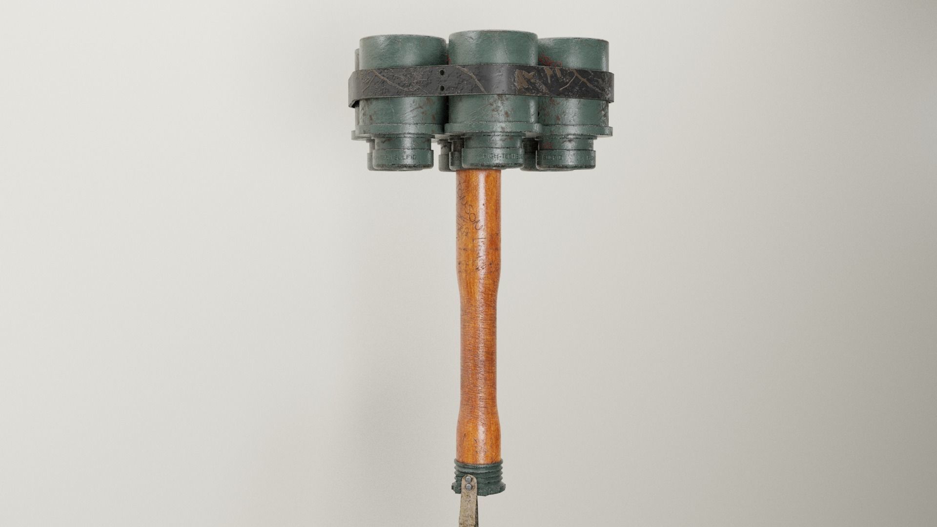 Old World War 2 Hand Anti-Tank Grenade 3D model | CGTrader