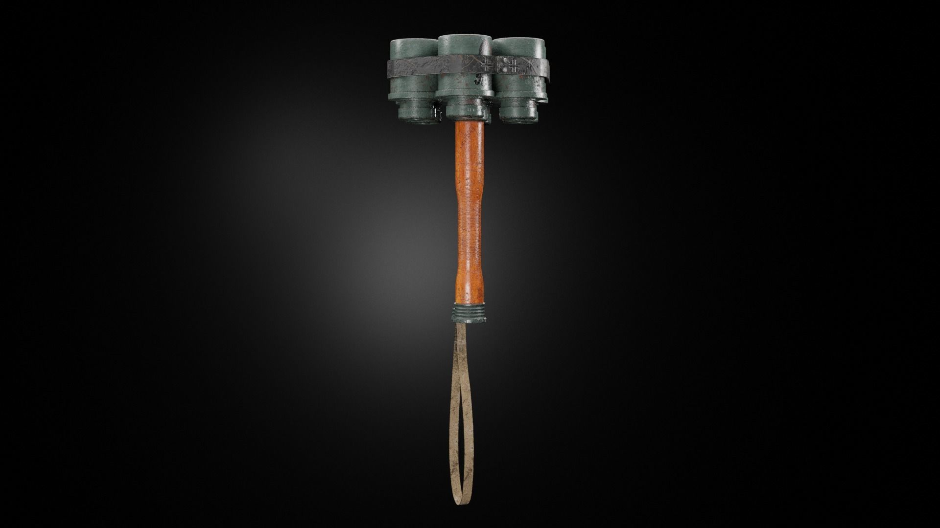 Old World War 2 Hand Anti-Tank Grenade 3D model | CGTrader