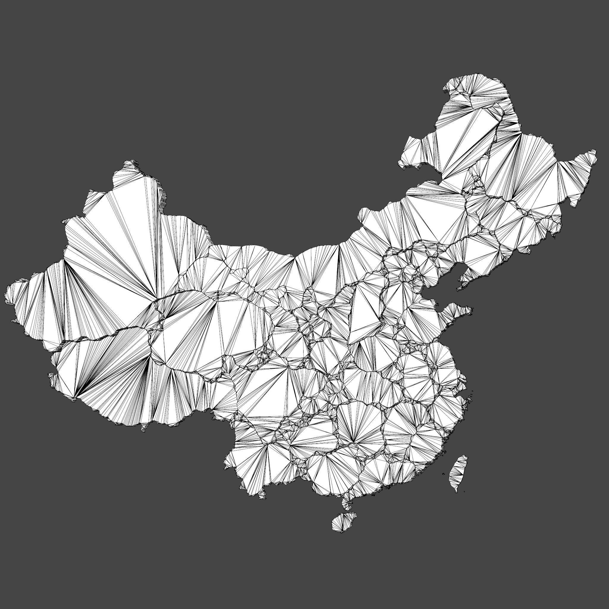 3D model China Map VR / AR / low-poly | CGTrader