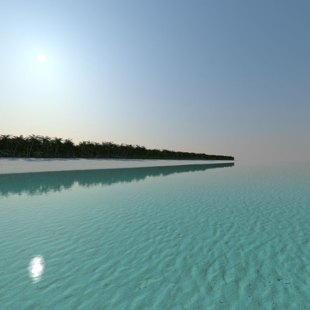 Tropical Beach 3D model | CGTrader