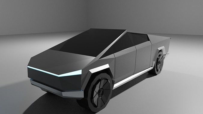 3D model tesla cybertruck VR / AR / low-poly | CGTrader