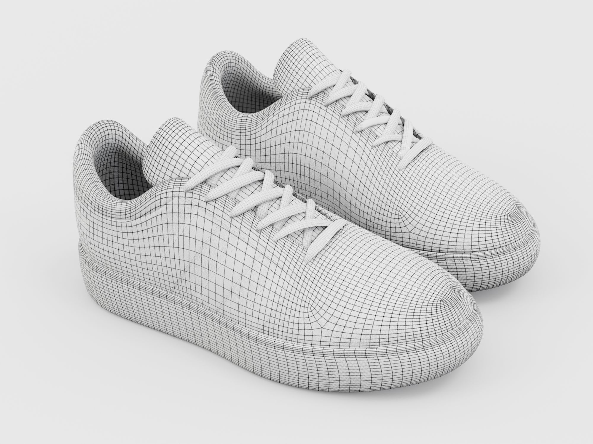 3D model Sneakers Adidas Gazelle Style - Generic Shoes Black VR / AR ...