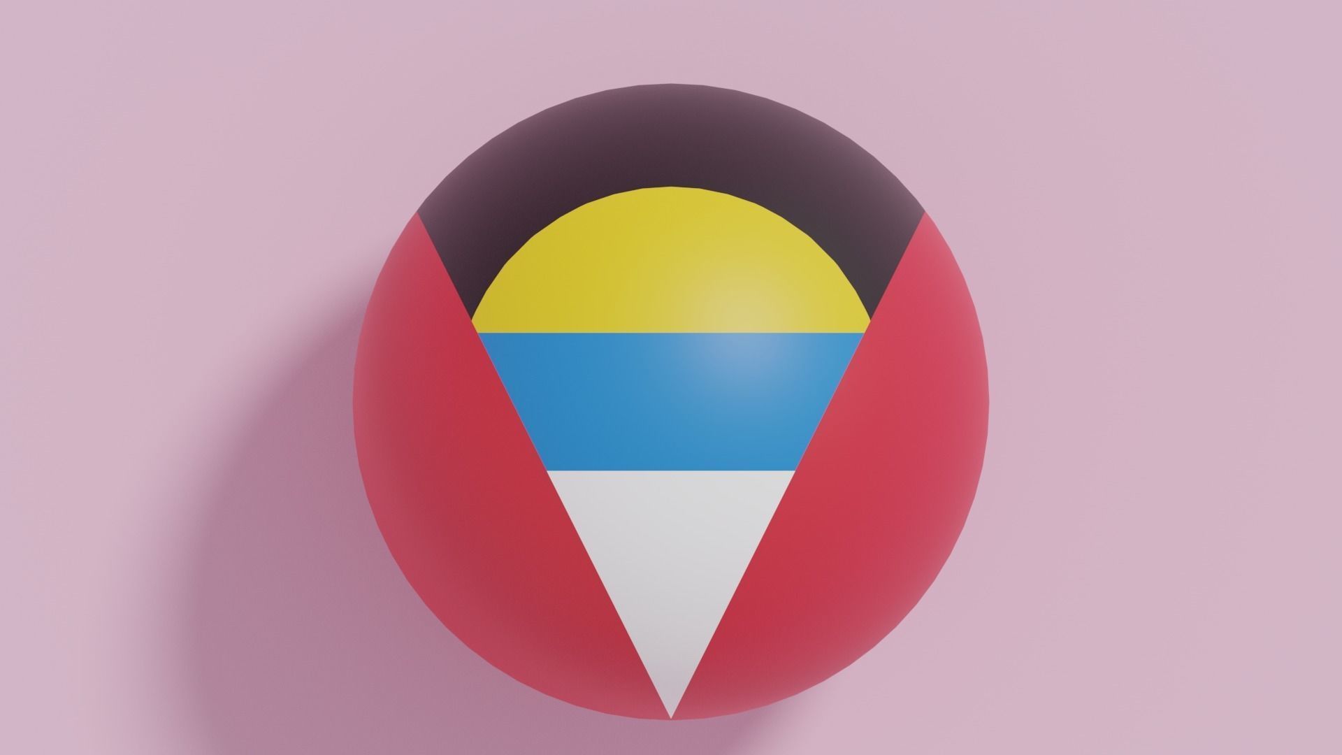 3D model Flag of Ball Collection 8 VR / AR / low-poly | CGTrader