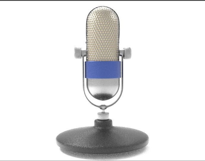 Mic Condenser 3D model | CGTrader