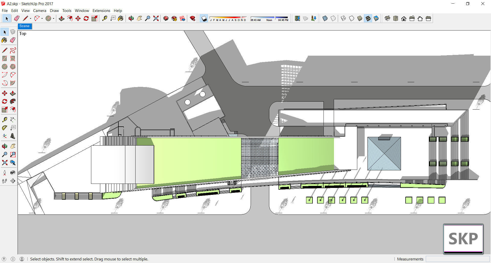 Sketchup Cultral Center A2 3D model | CGTrader