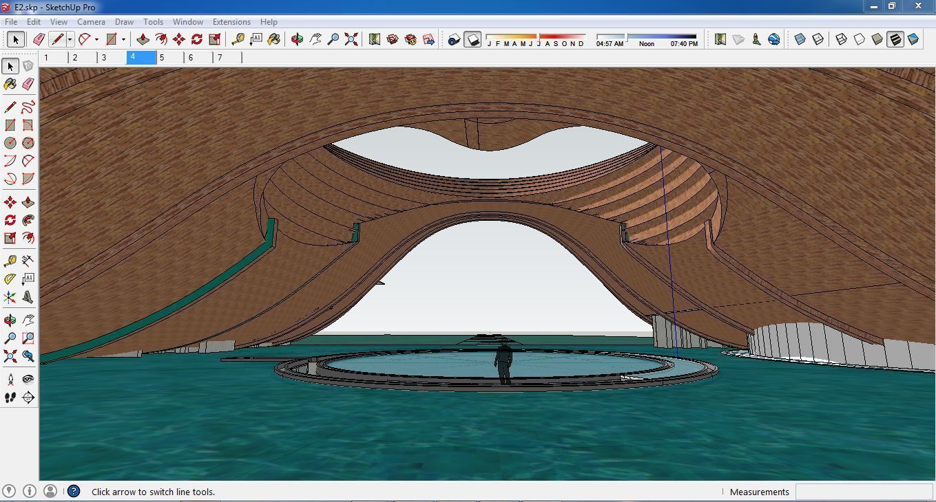 Sketchup Cultral Center E2 3D model | CGTrader