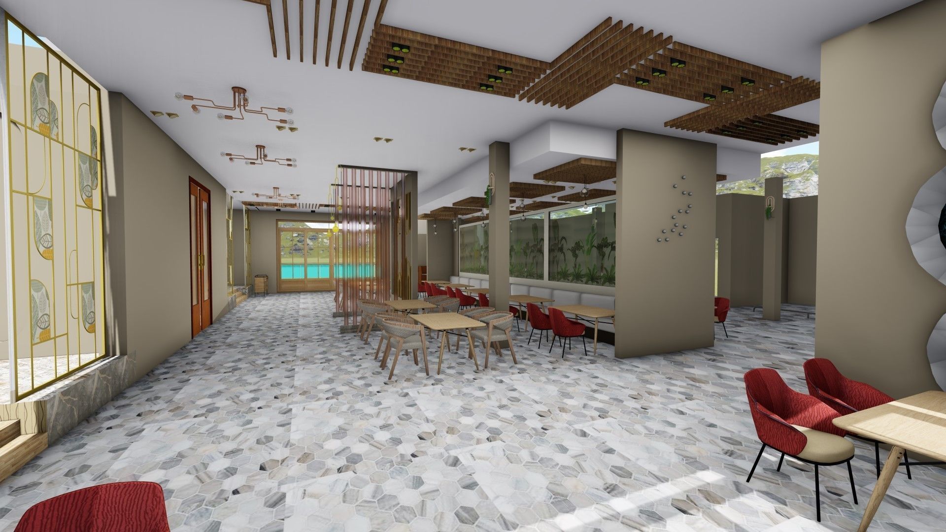 restaurant 3D model | CGTrader