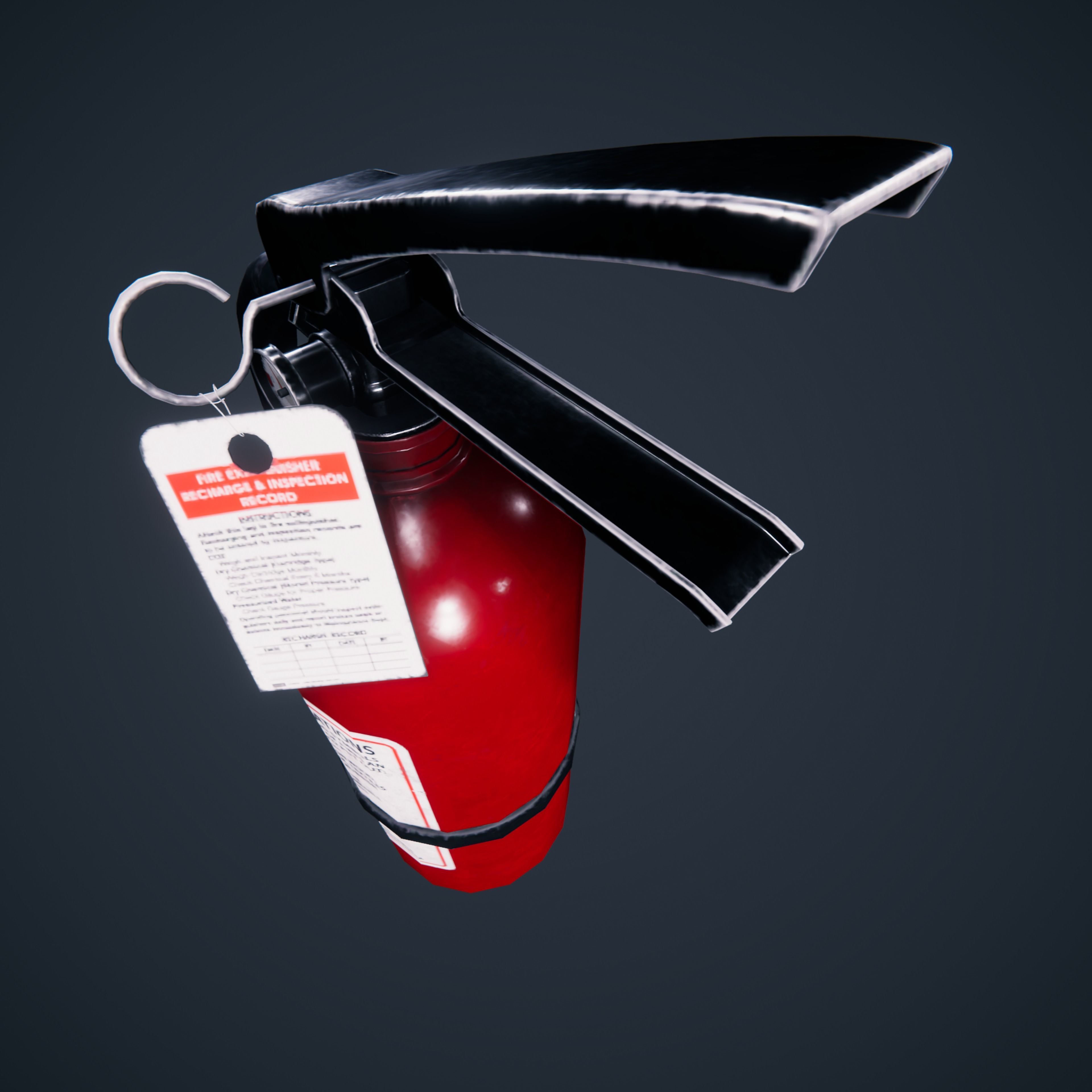 3D model Fire Extinguisher - Game ready props VR VR / AR / low-poly ...