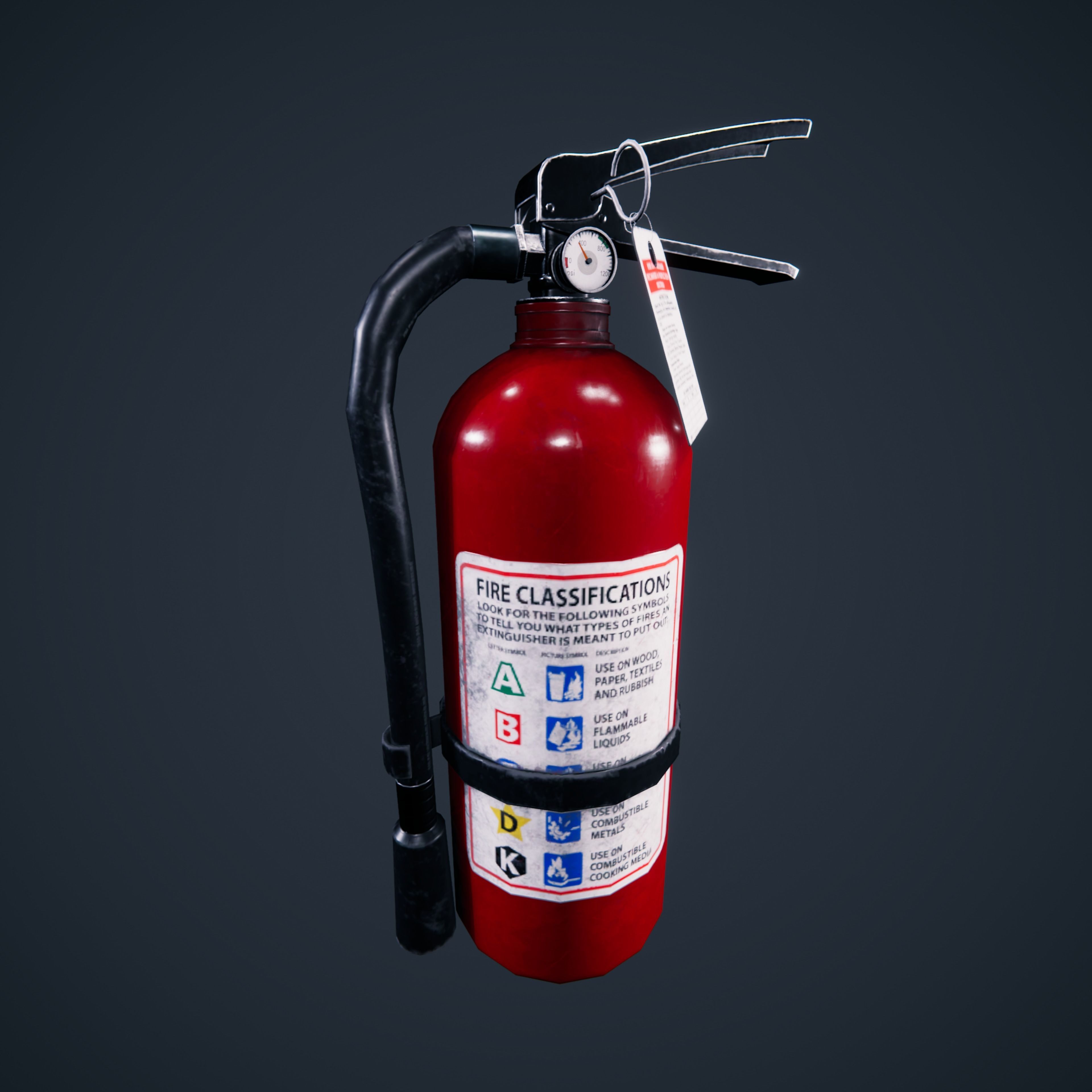 3D model Fire Extinguisher - Game ready props VR VR / AR / low-poly ...