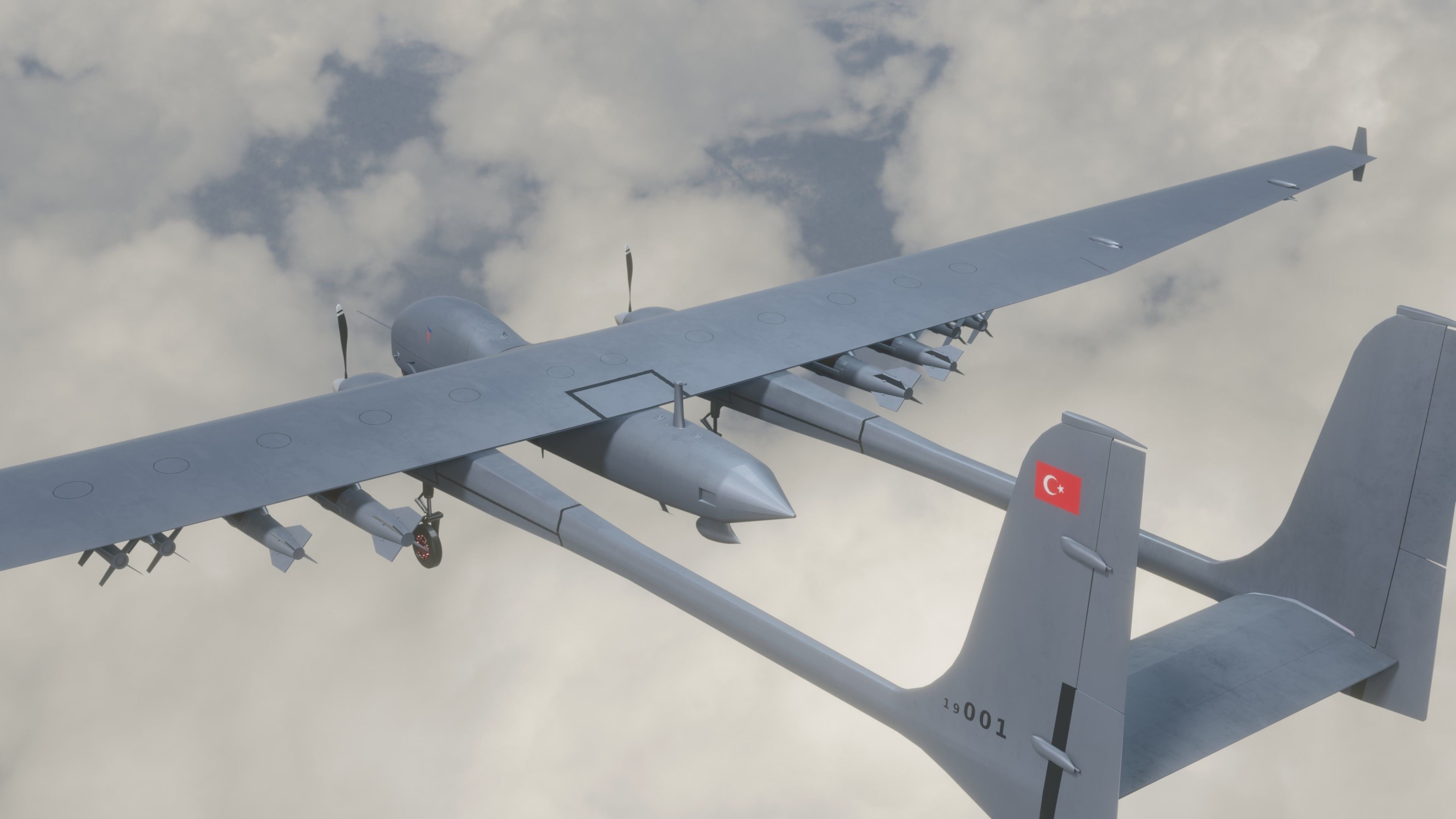 3D model Turkish Siha-iha collection VR / AR / low-poly | CGTrader