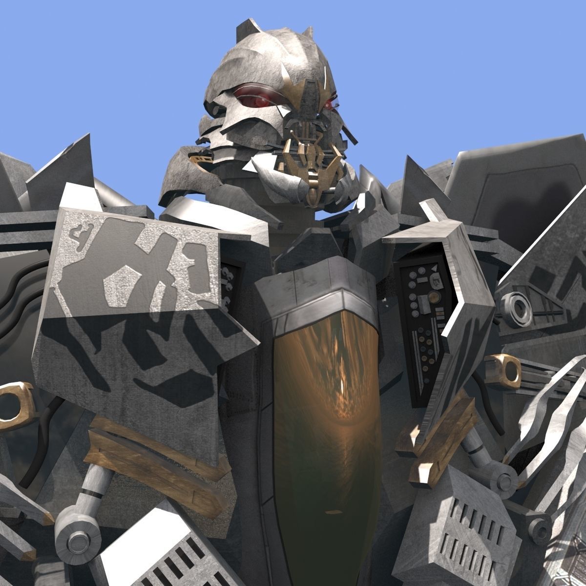 Starscream Ressurection 3D model animated rigged | CGTrader