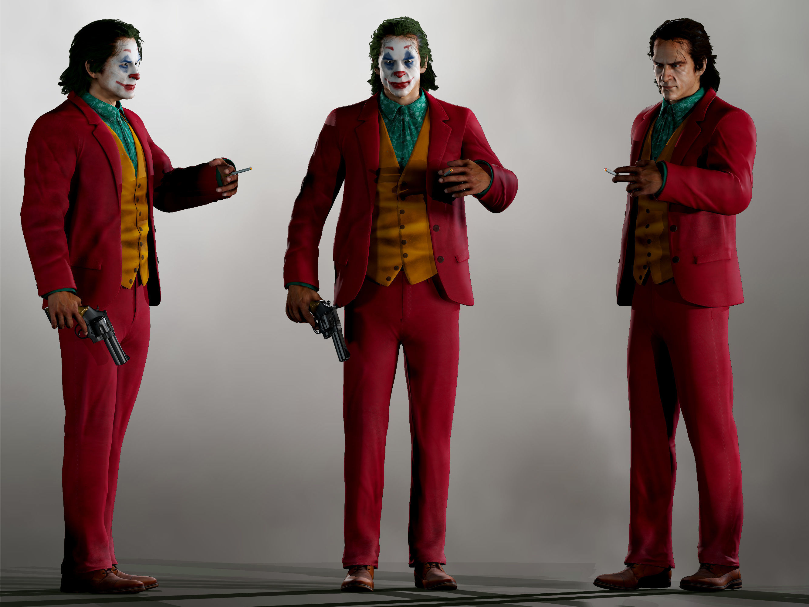 3D model Joker VR / AR / low-poly rigged | CGTrader