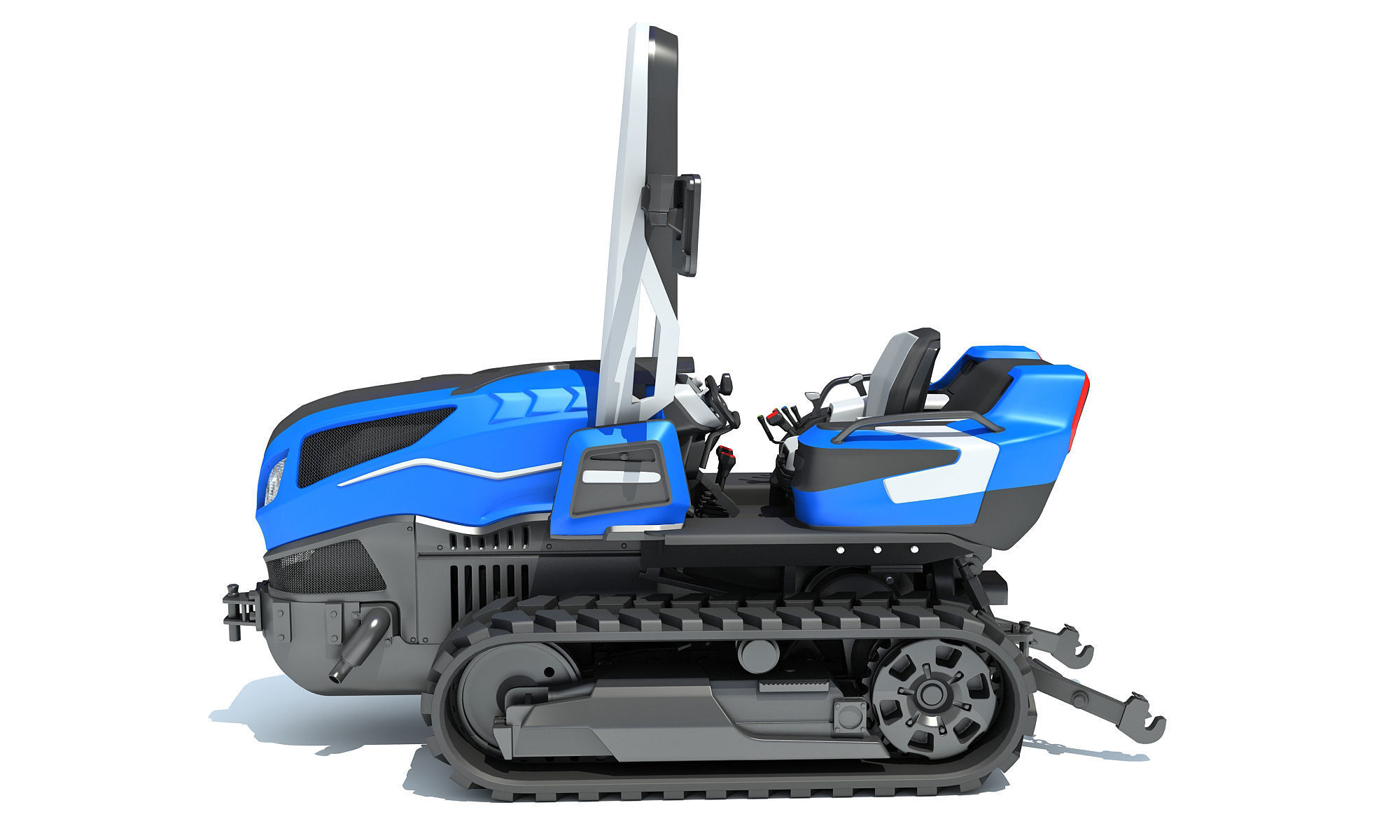 Tracked Tractor 3D model | CGTrader