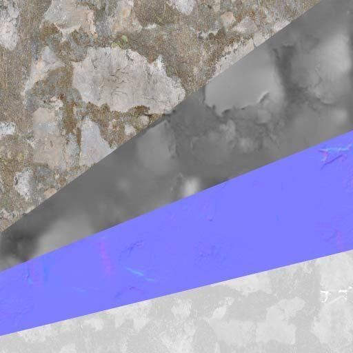 3D model Seamless Mossy Stone Wall Texture 2K VR / AR / low-poly | CGTrader