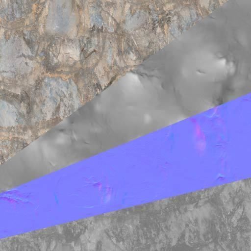 3D model Seamless Mossy Stone Wall Texture 2K VR / AR / low-poly | CGTrader