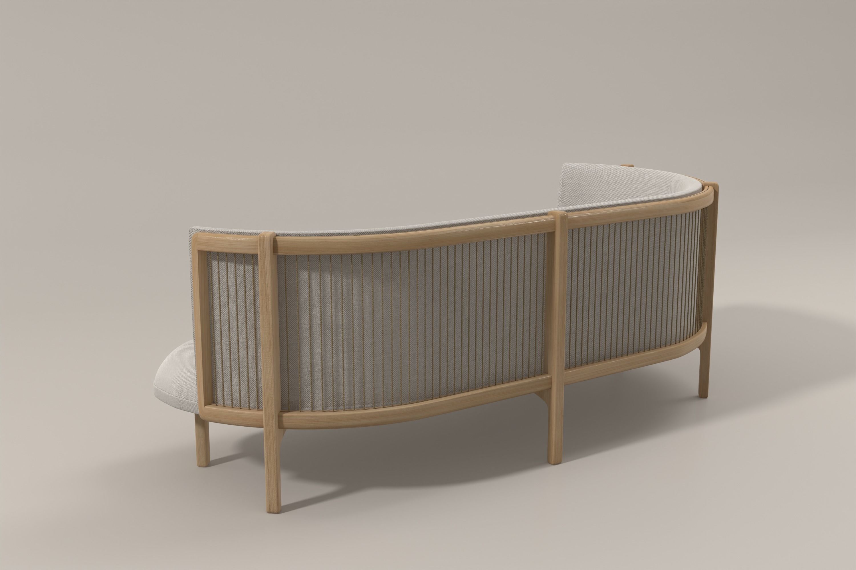 sideways sofa 3D model | CGTrader