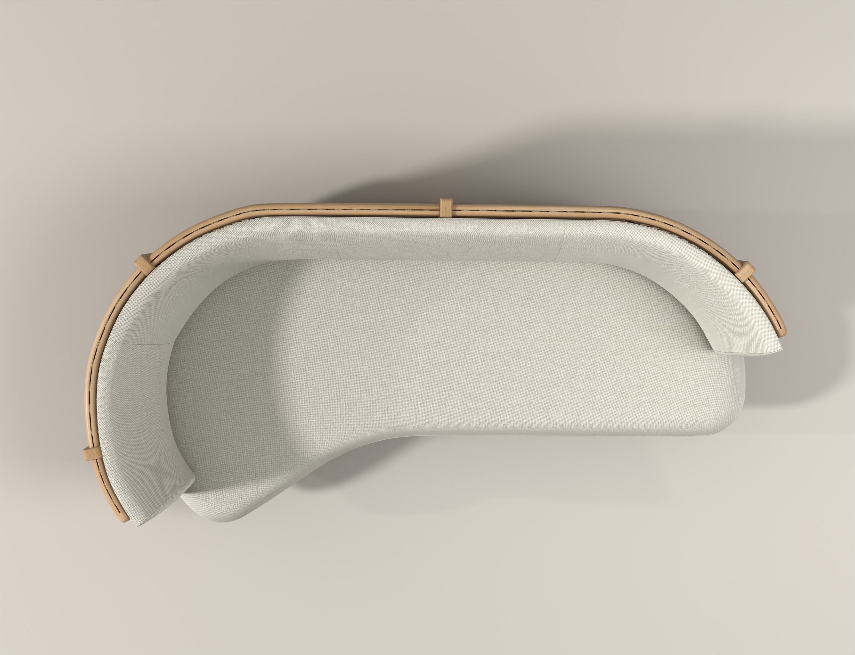sideways sofa 3D model | CGTrader