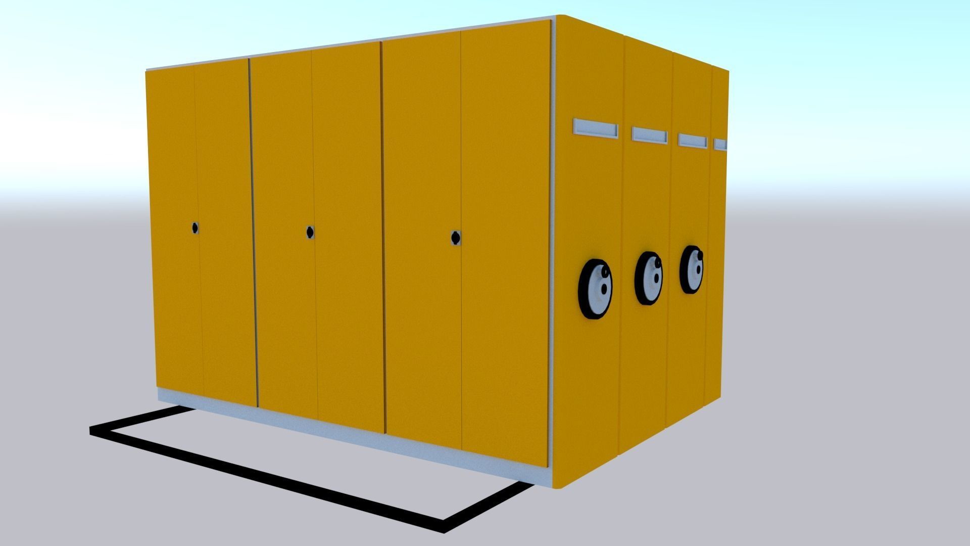 Compact Archive System 3D model | CGTrader