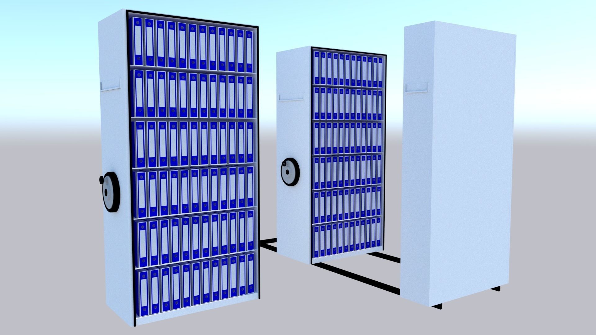Compact Archive System 3D model | CGTrader