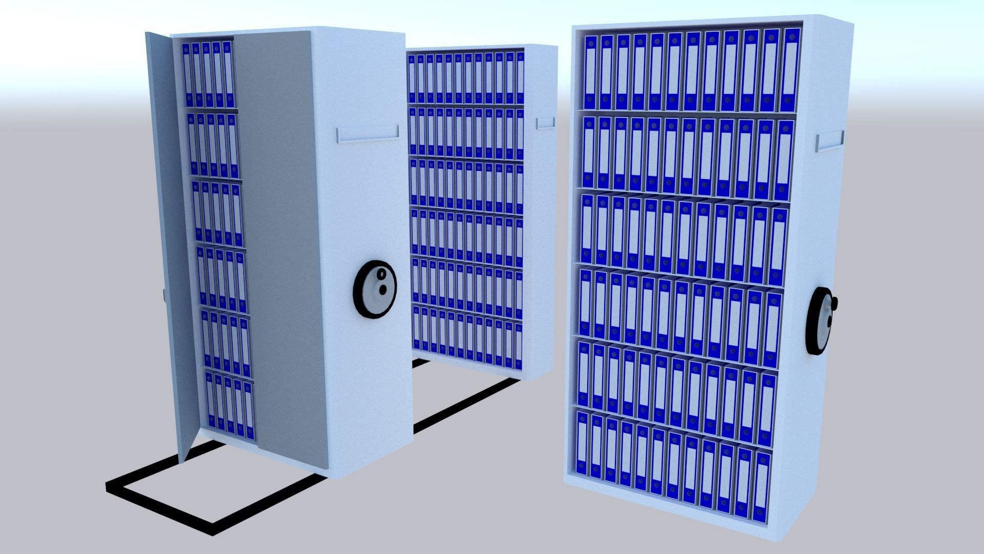 Compact Archive System 3D model | CGTrader
