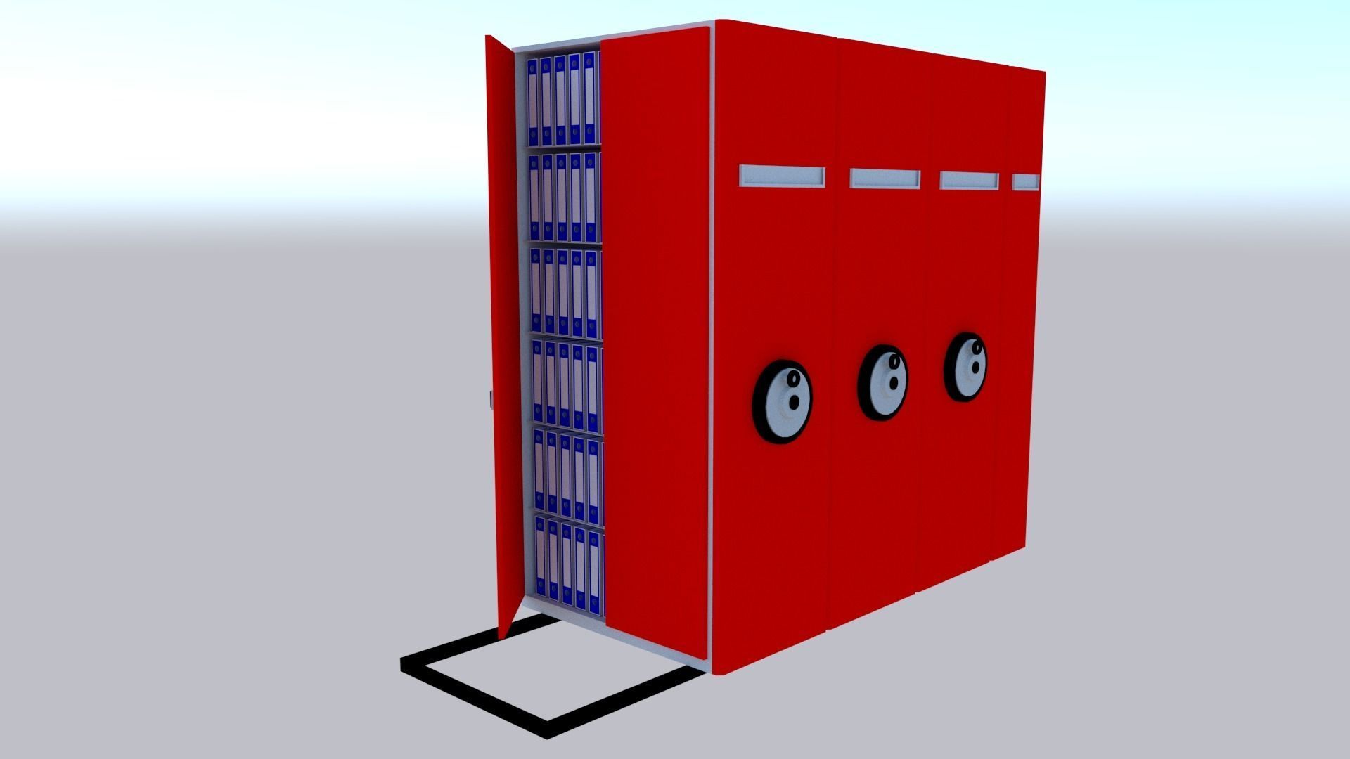 Compact Archive System 3D model | CGTrader