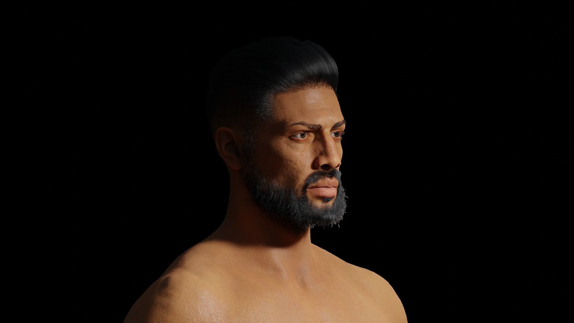 Abdul realistic Middle Eastern Arabic 3D model rigged | CGTrader