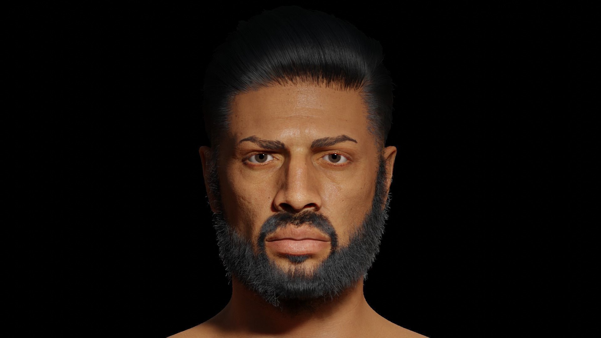Abdul realistic Middle Eastern Arabic 3D model rigged | CGTrader