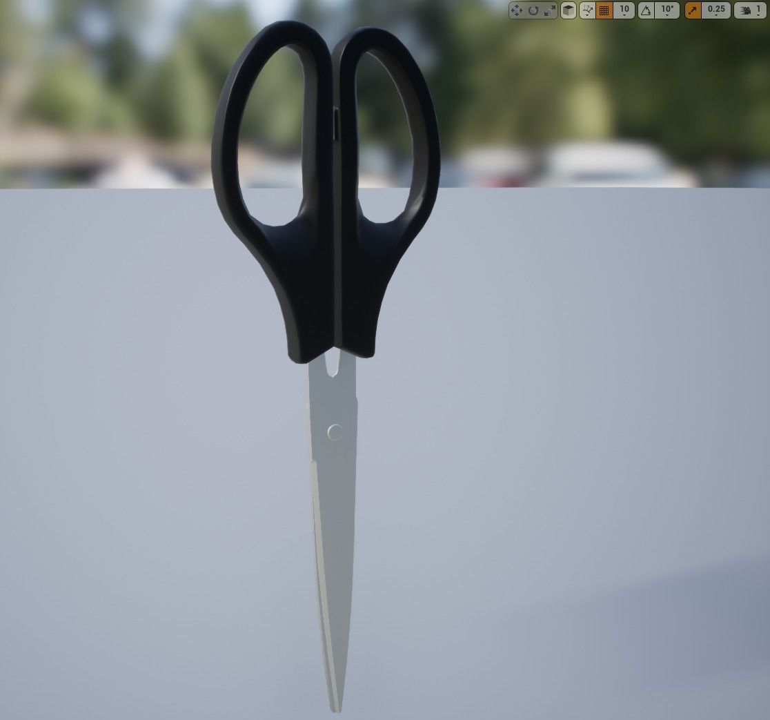 Simple Scissors free VR / AR / low-poly 3D model | CGTrader