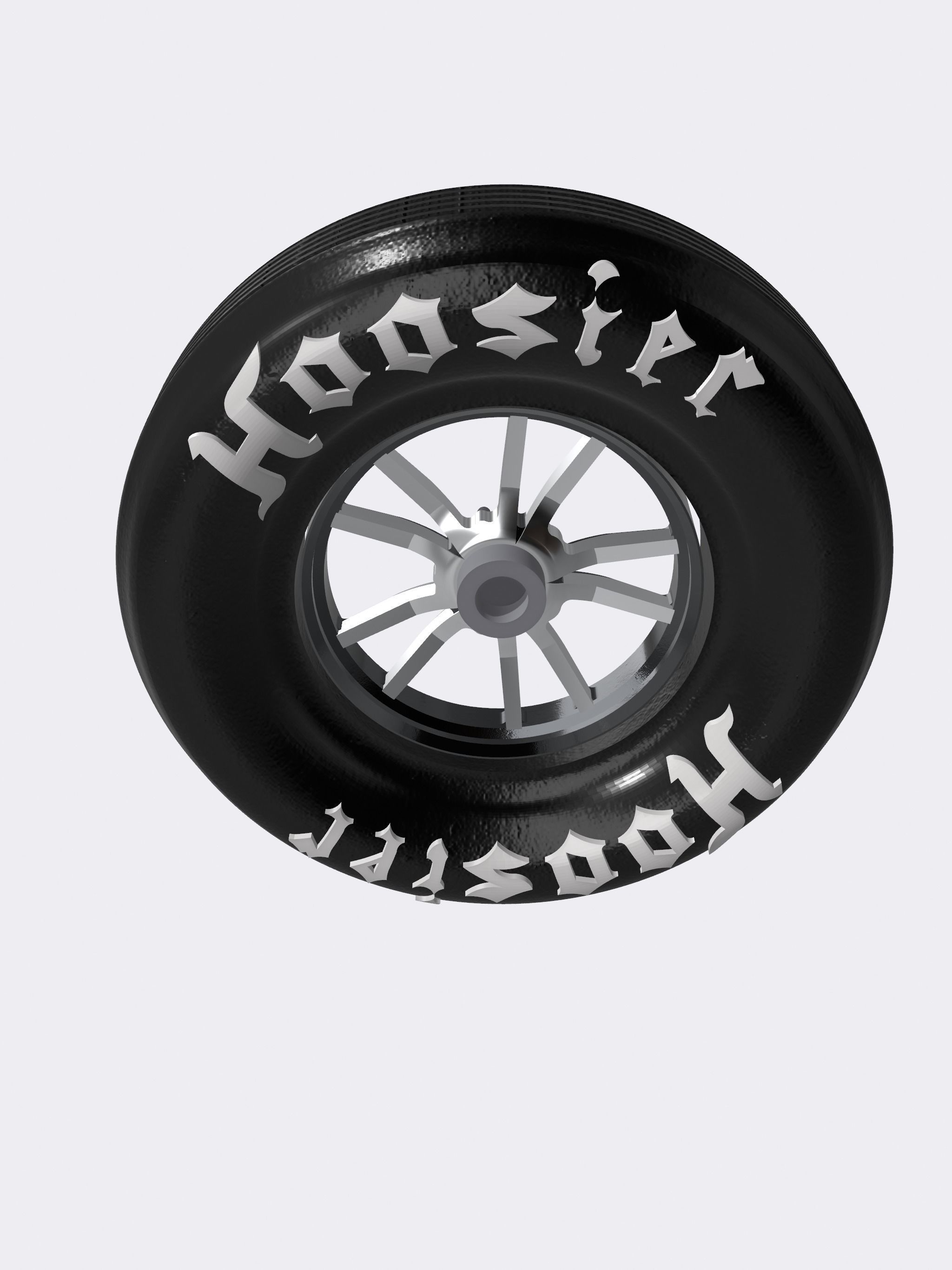 Drag Wheel COMBO Front RC Components Torx 15inch 5 stud 3D model 3D ...