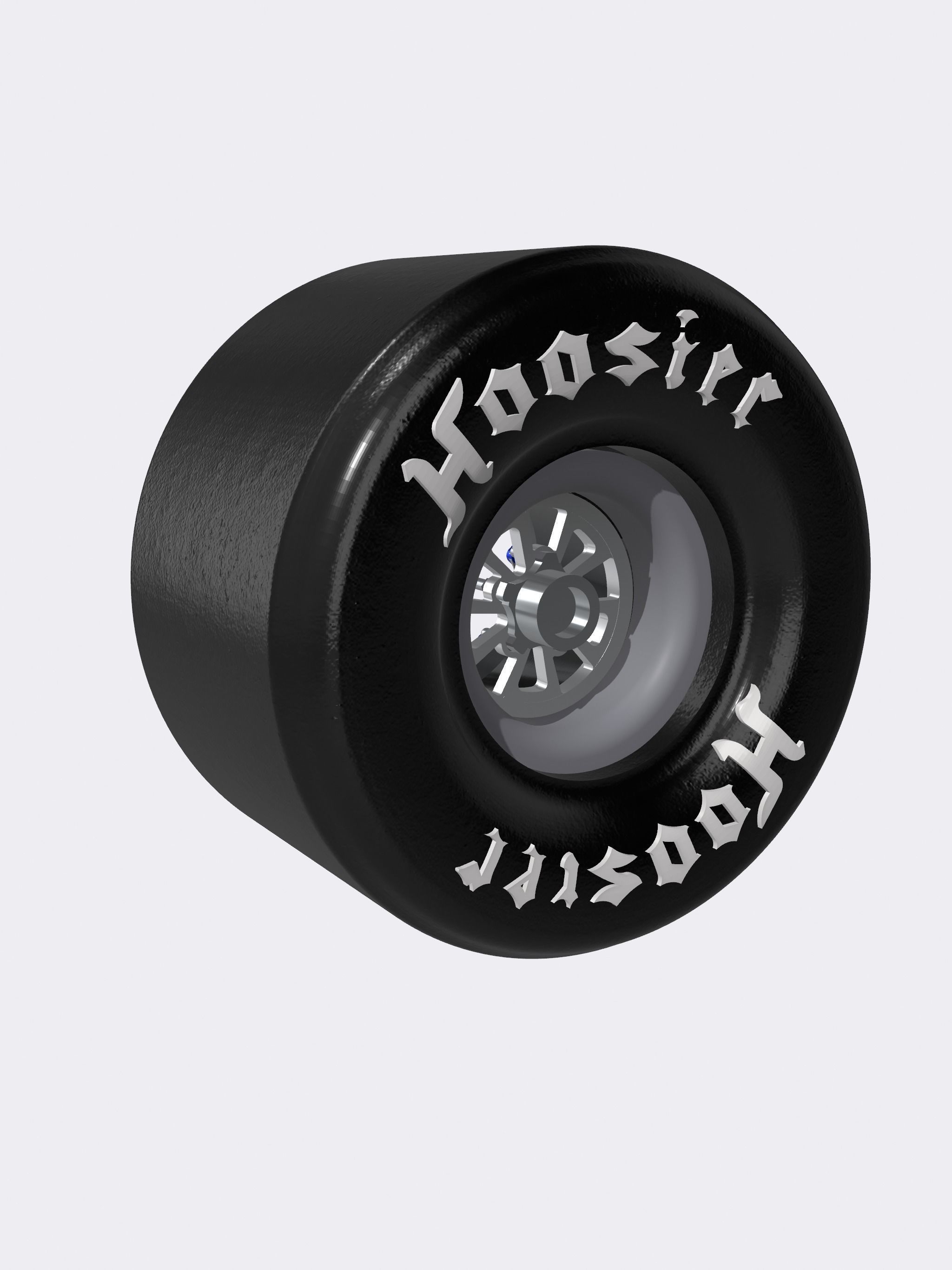 Drag Wheel COMBO Rear RC Components Torx 15inch Big Tire 3D model 3D ...