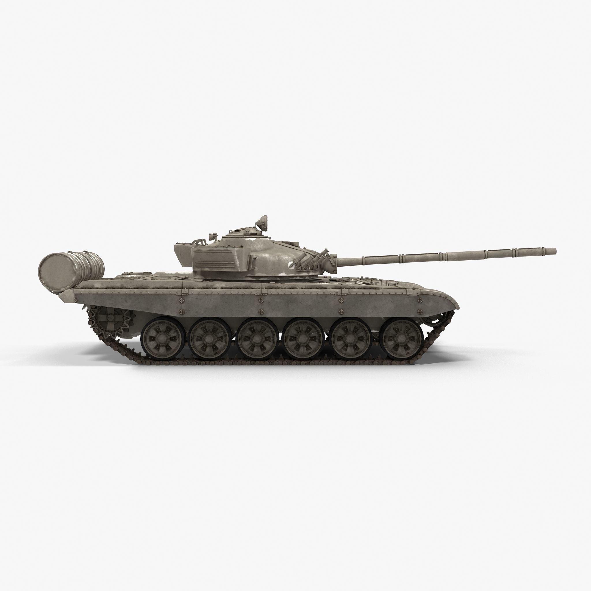 T-72 Main Battle Tank 3D model | CGTrader