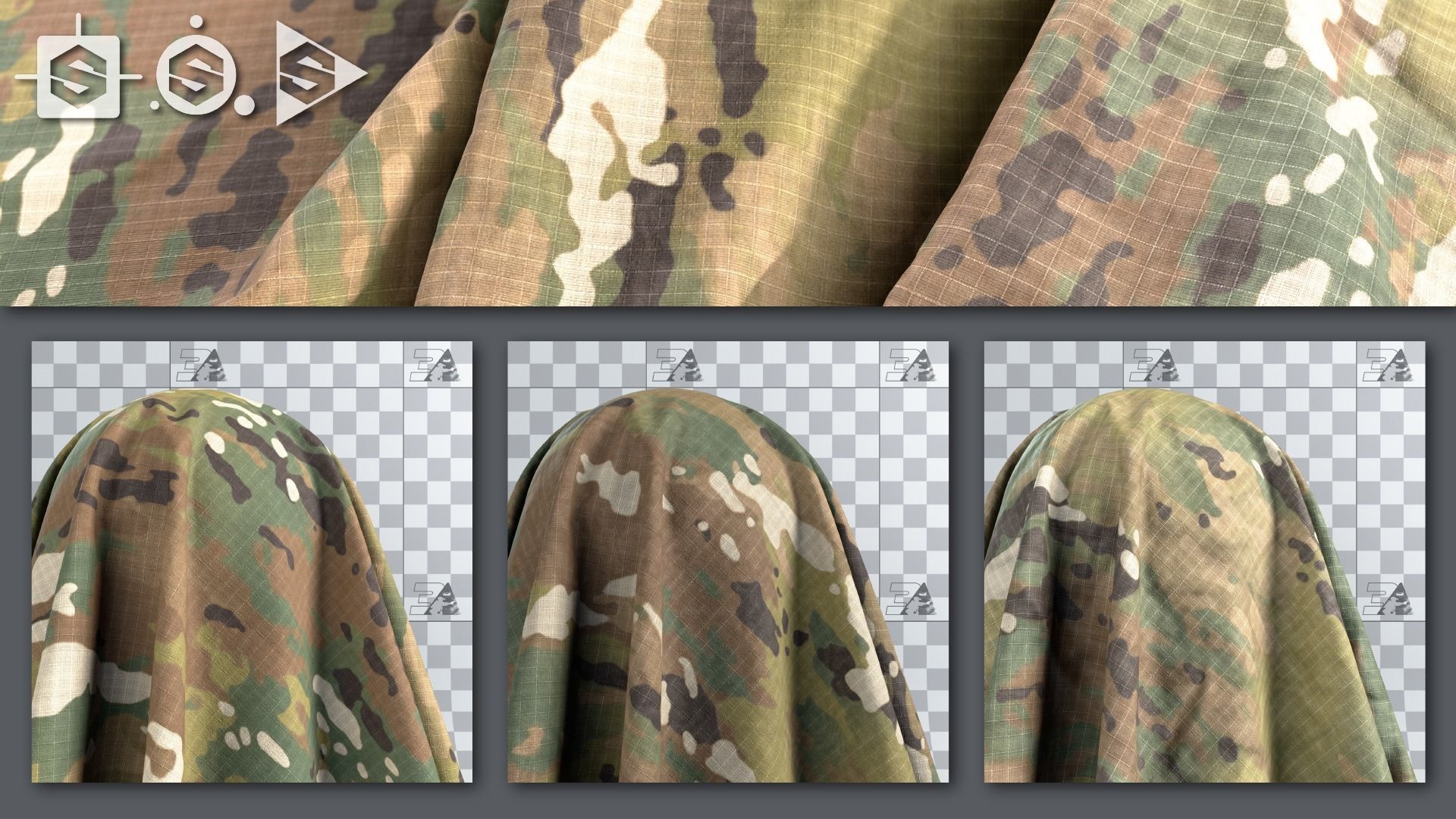 US Army OCP Camo Generator 3D model | CGTrader