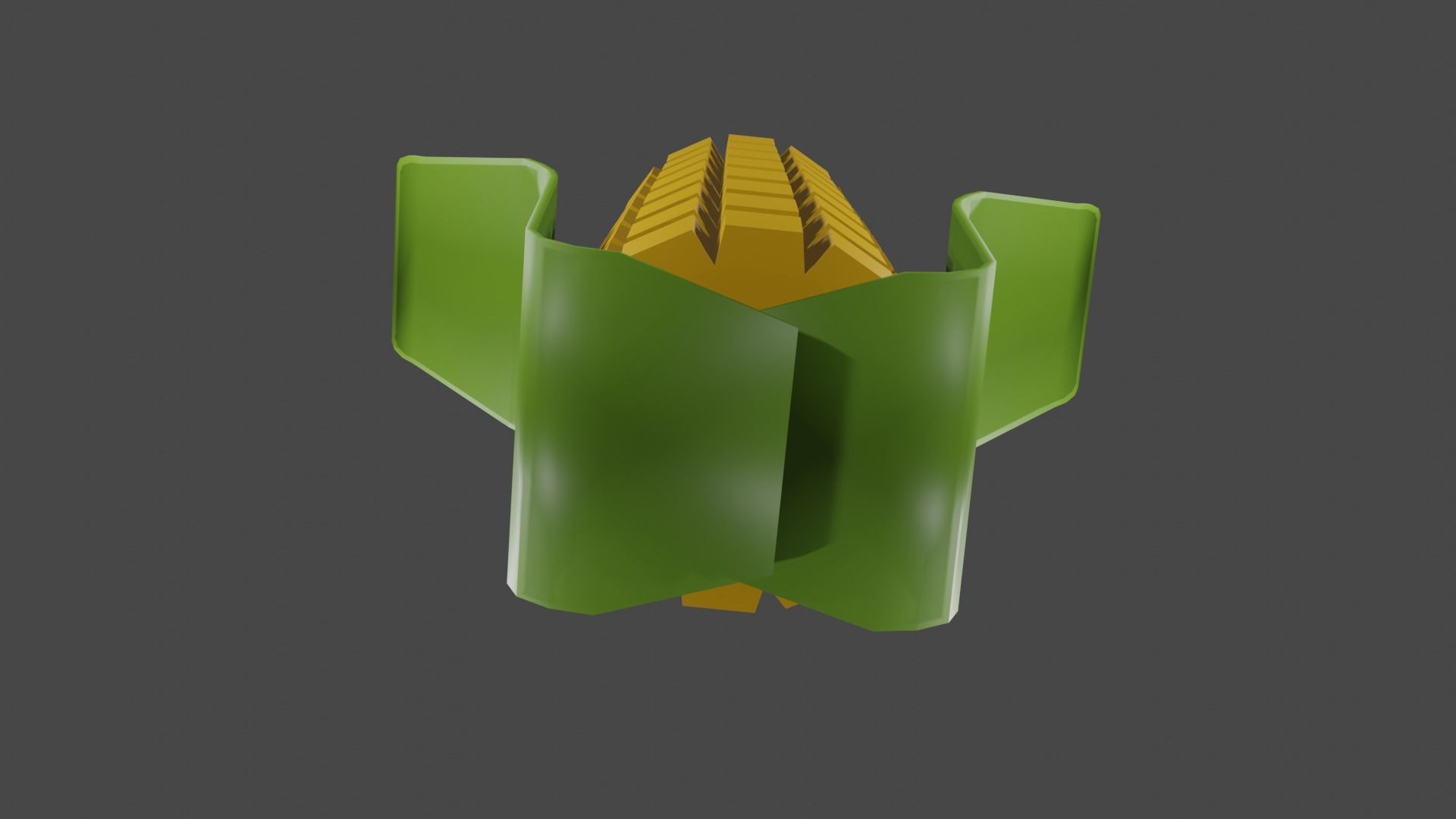 corn low-poly cob free 3D model | CGTrader