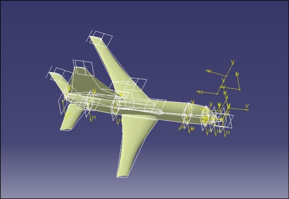 Basic Aircraft Model for Beginners 3D model | CGTrader