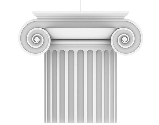Ionic Capital 3D model | CGTrader