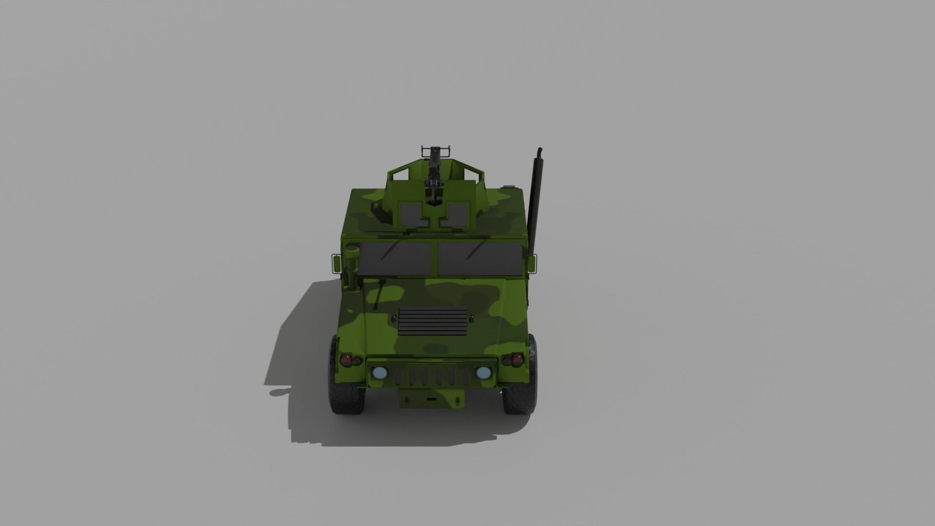 3D model Humvee Green Army Vehicle 3D Model VR / AR / low-poly | CGTrader