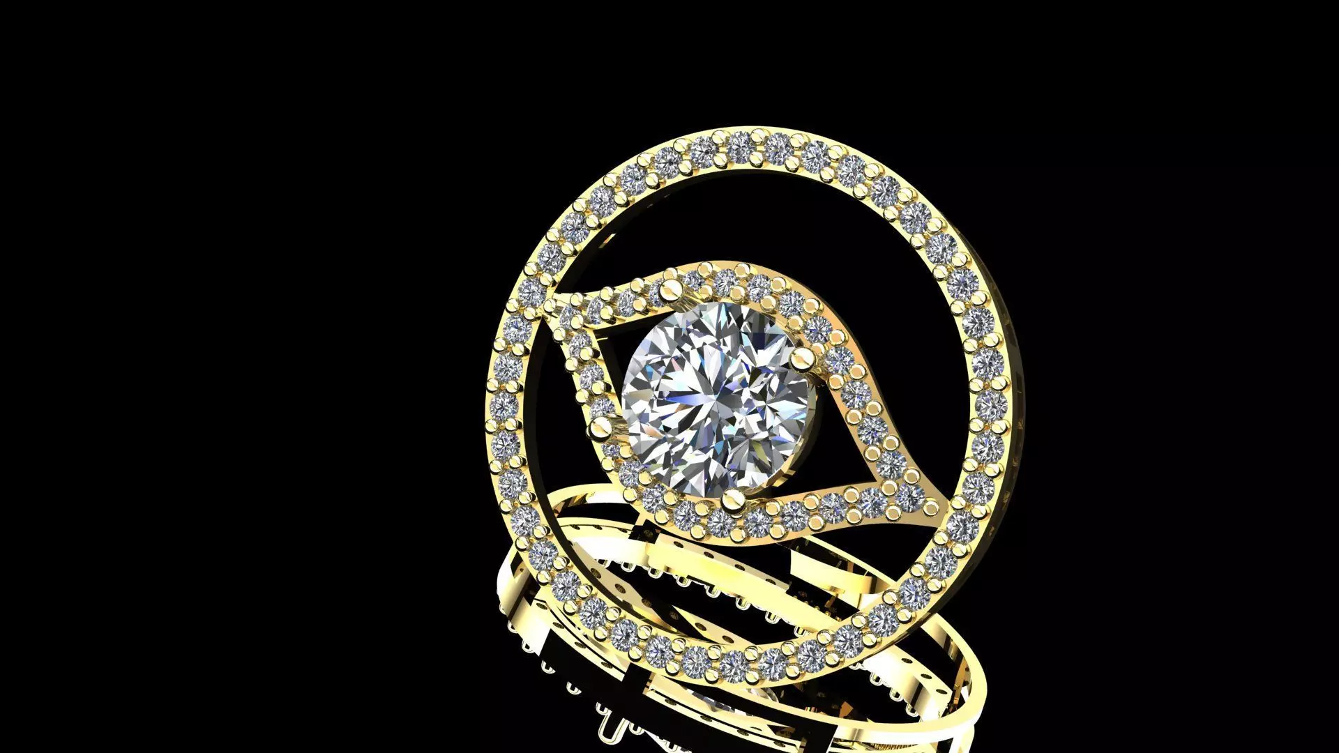 Devil eye pendant 3D model 3D model 3D printable | CGTrader