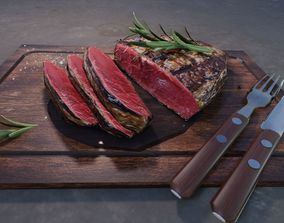 Low-poly Steak 3D Models | CGTrader